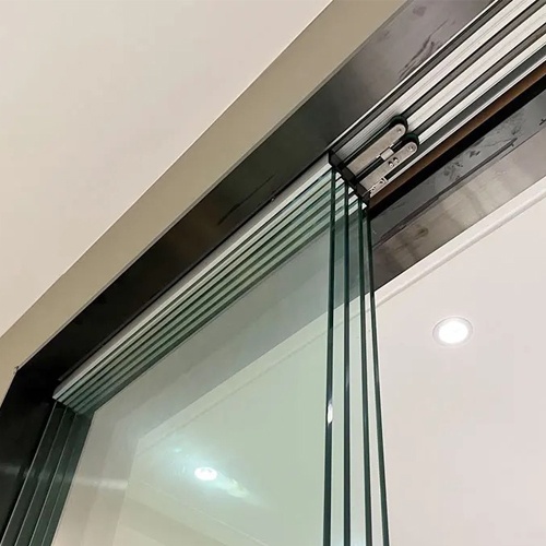 4 Synchronous Panel Sliding Glass Divider as Interior Partition in ...