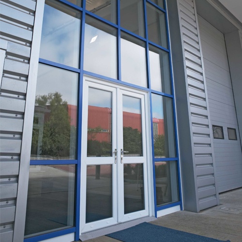 Aluminum Curtain Wall and Storefront Door for Commercial Building ...