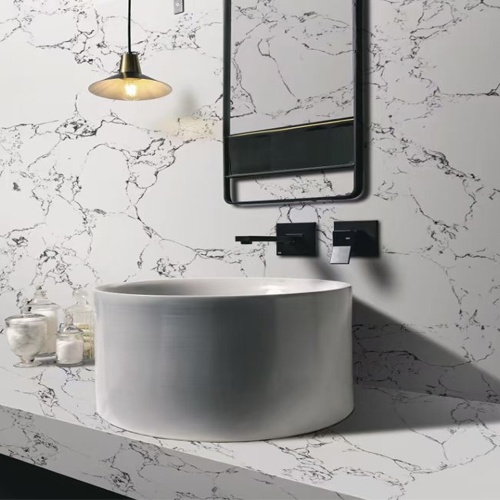 Artificial Marble Lavatory Countertop and Wall Tiles with Simulated ...