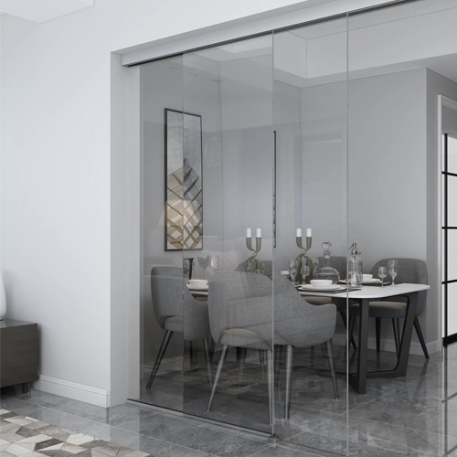 Sliding Glass Door with Interior Partition Hardware for Architecture ...